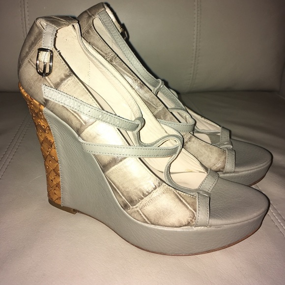 Escada | Shoes | Escada Exotic Wedges New Size 37 | Poshmark